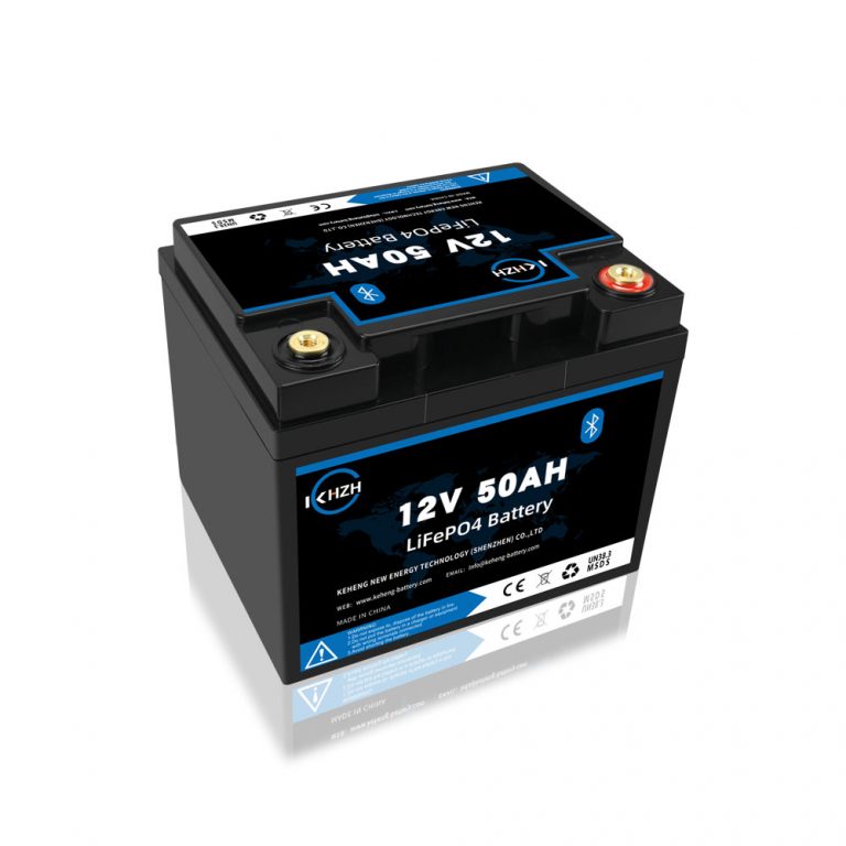 KHLiTech 12v 50ah lifepo4 แบตเตอรี่บลูทูธ | แบตเตอรี่ลิเธียม